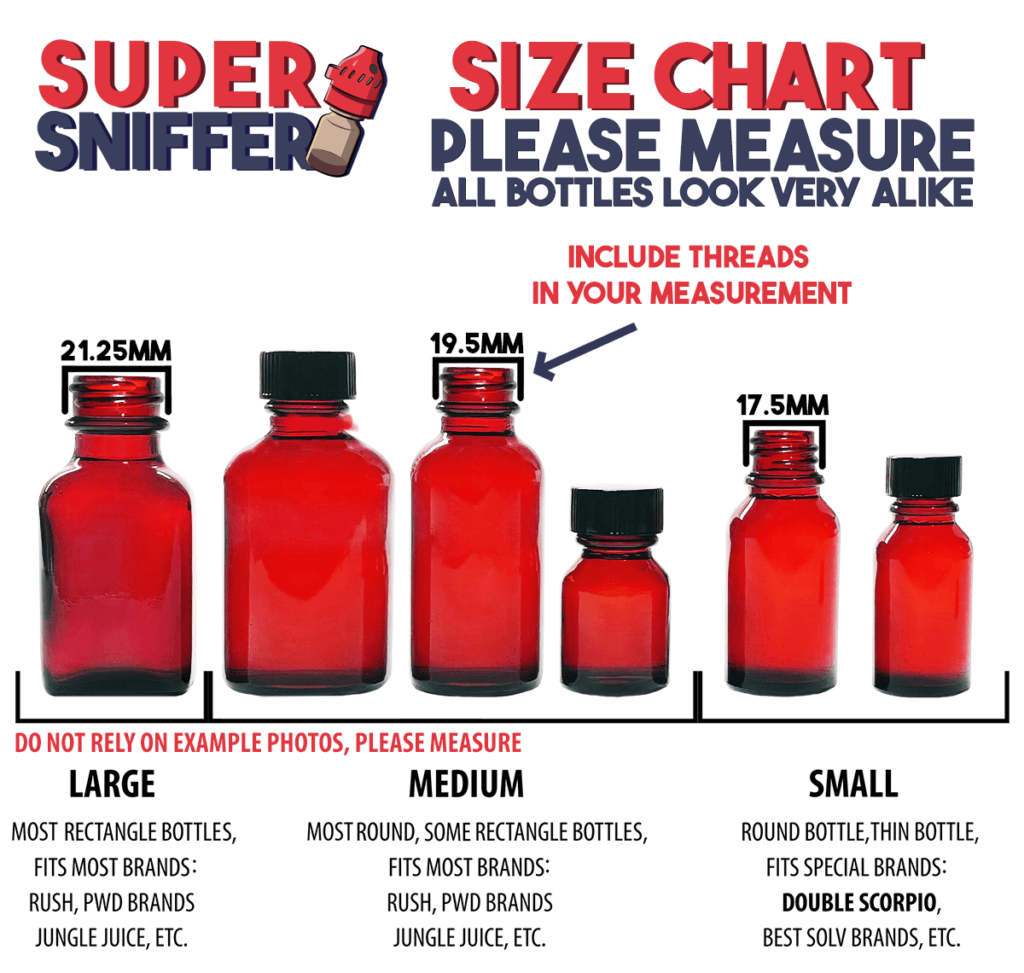 Size Chart - Super Sniffer