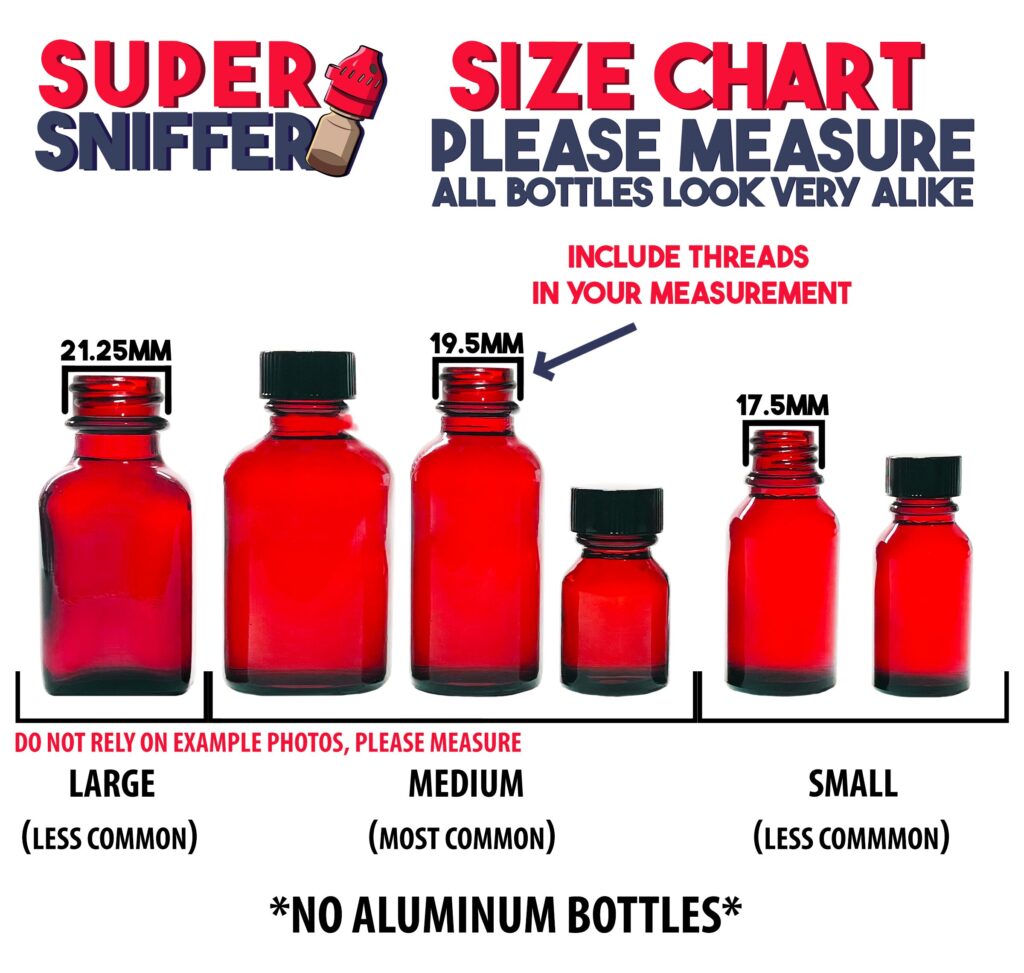 Size Chart - Super Sniffer
